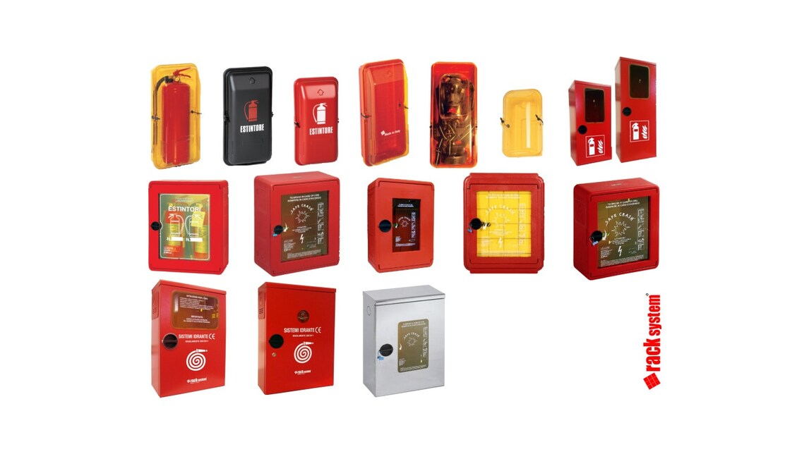INTERSCHUTZ Product 2022: Fire extinguisher and hydrant boxes (Rack System)