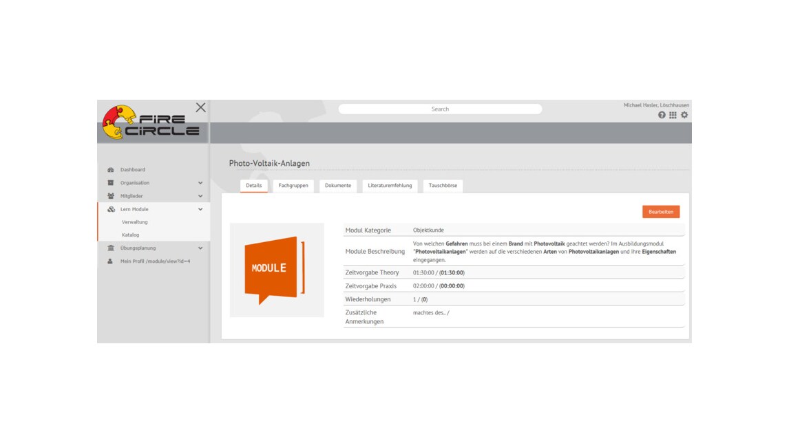 INTERSCHUTZ Produkt 2022: FireCircle - Ausbildungsmodule (FireCircle - Ausbildungsplattform)
