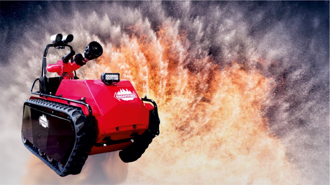 INTERSCHUTZ Product 2022: Fire Fighting Robot (Vimal Fire Controls)